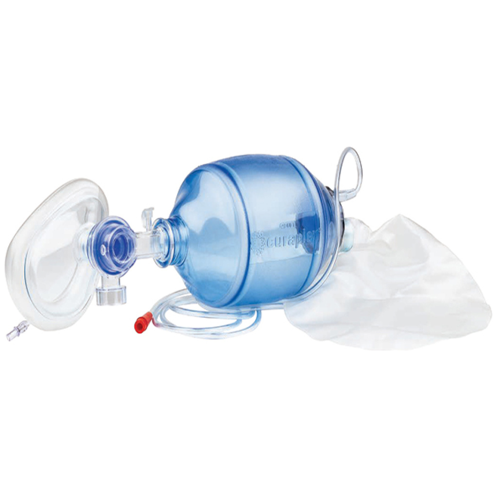 Infant BVM Mask W/ Reservoir & 7ft Tubing | Coast Biomedical Equipment